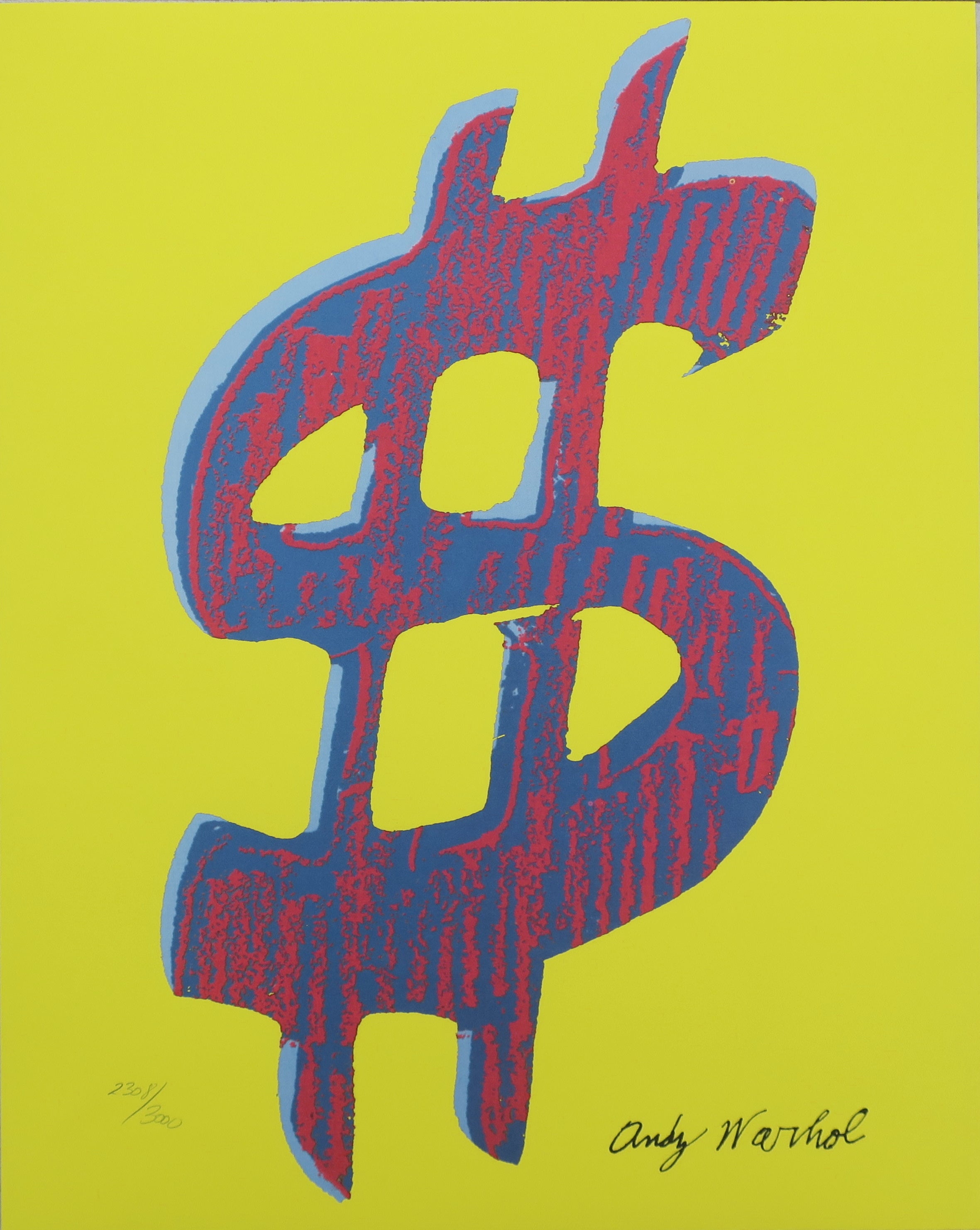 Andy Warhol Dollar Sign